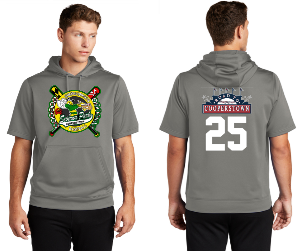 2025 Cooperstown - Sport Tek Performance Short Sleeve Hoodie – Crab & Anchor Apparel