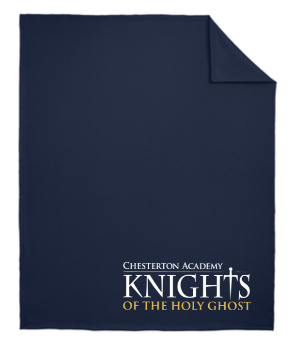 Chesterton Academy Knights Navy Blue Blanket Crab And Anchor Apparel