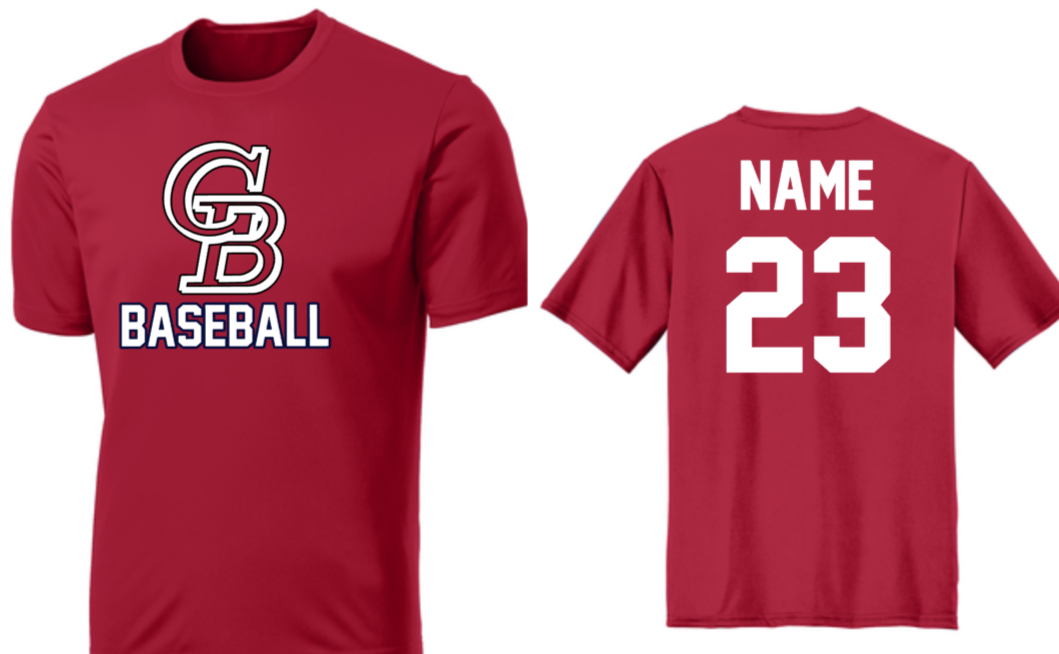 Gb Baseball Classic Performance Short Sleeve Crab And Anchor Apparel