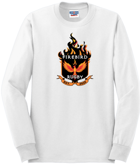Firebird RFC - White Long Sleeve Shirt – Crab & Anchor Apparel
