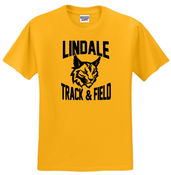 Lindale Lynx - TRACK & FIELD - Short Sleeve Shirt (Gold) – Crab ...