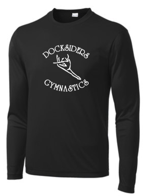 Docksiders- Official - Performance Long Sleeve (Grey, White or Black ...