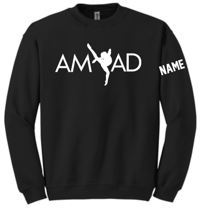 AMAD - Letter - Crew Neck Sweatshirt (White or Black) – Crab & Anchor ...