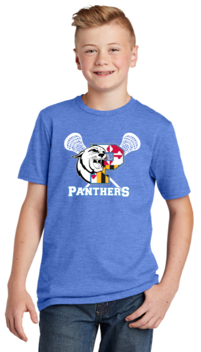PANTHERS LAX - MD Flag Short Sleeve (Black or Blue) (Youth and Adult ...