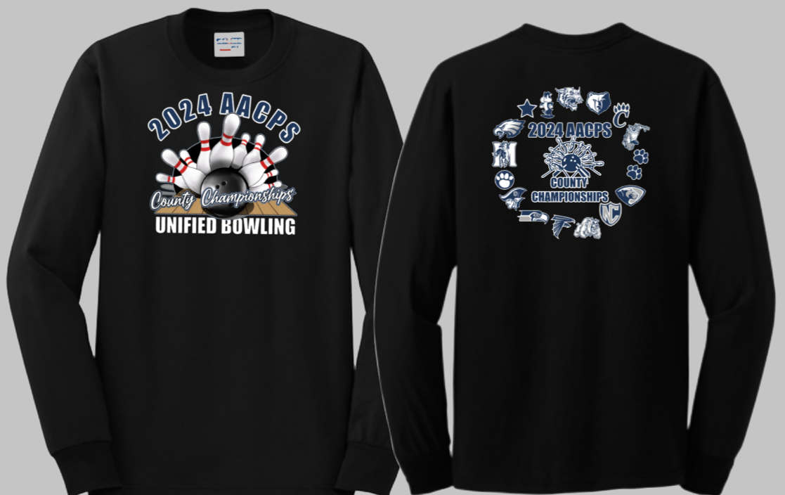 AACPS Unified Bowling - 2024 Championships Long Sleeve Shirt – Crab ...