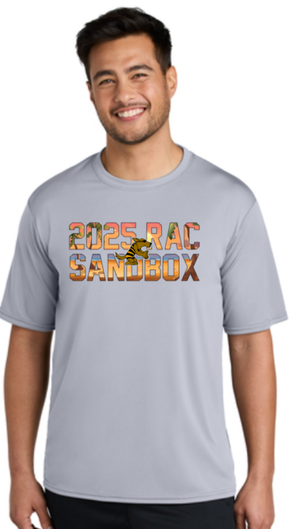 2025 RAC SANDBOX - Grey Performance Short Sleeve Shirt – Crab & Anchor ...