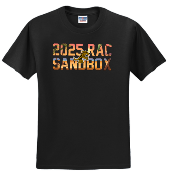 2025 RAC SANDBOX SHOWDOWN - Black Cotton/Poly Short Sleeve Shirt – Crab ...