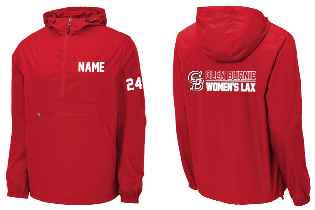 GB Lax - Letters - Windbreaker – Crab & Anchor Apparel