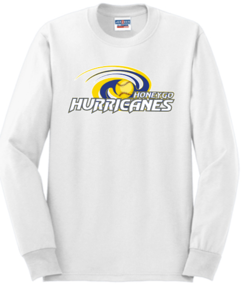 Honeygo Hurricanes - Long Sleeve T Shirt (Blue, White or Gold) – Crab ...