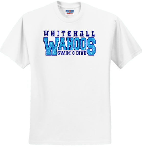Whitehall Wahoos - Short Sleeve T Shirt (White or Grey) – Crab & Anchor ...