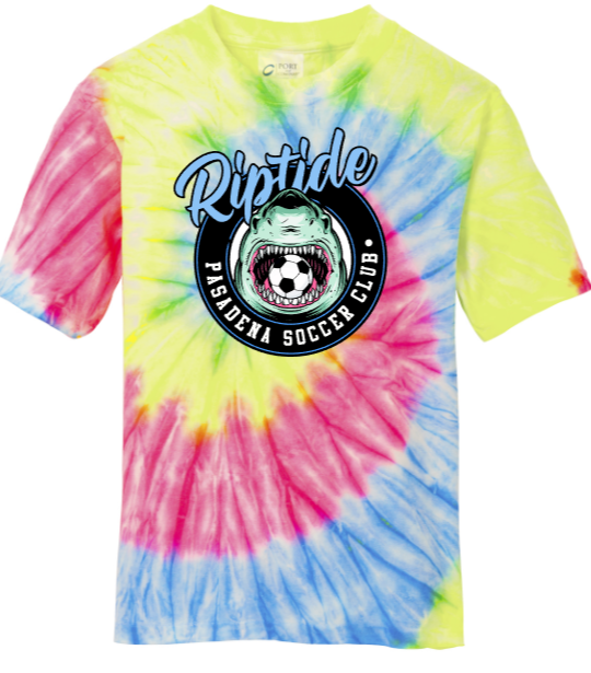PSC Riptide - SHARK Rainbow Tye Die SS TShirt – Crab & Anchor Apparel
