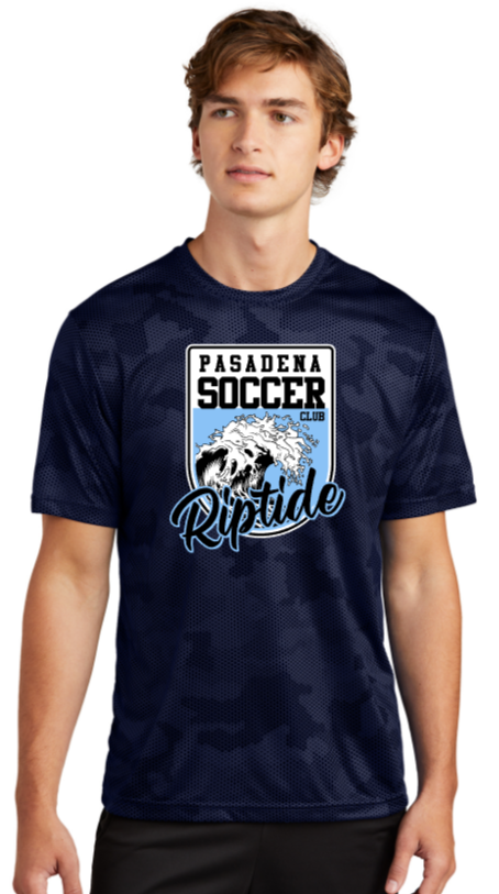 PSC Riptide - Official Navy Blue Camo Hex Short Sleeve Shirt – Crab ...