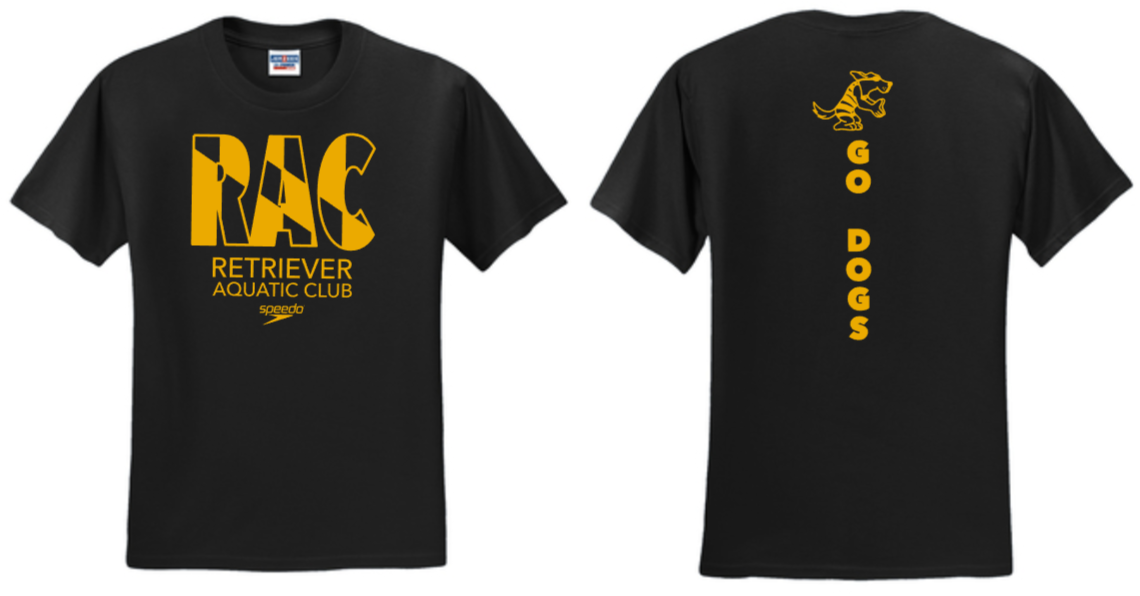 RAC Swimming - Black Short Sleeve Shirt (Youth or Adult) – Crab ...