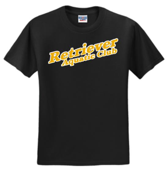 RAC Swimming - Classic Short Sleeve Shirt (Black, Gold or Grey) (Youth ...