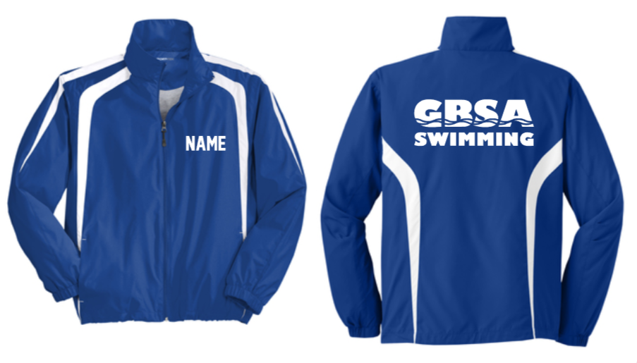 GBSA - Blue Windbreaker Full Zip Jacket – Crab & Anchor Apparel
