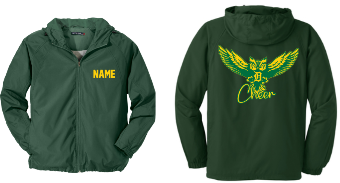 Dundalk Cheer - Raglan Jacket – Crab & Anchor Apparel