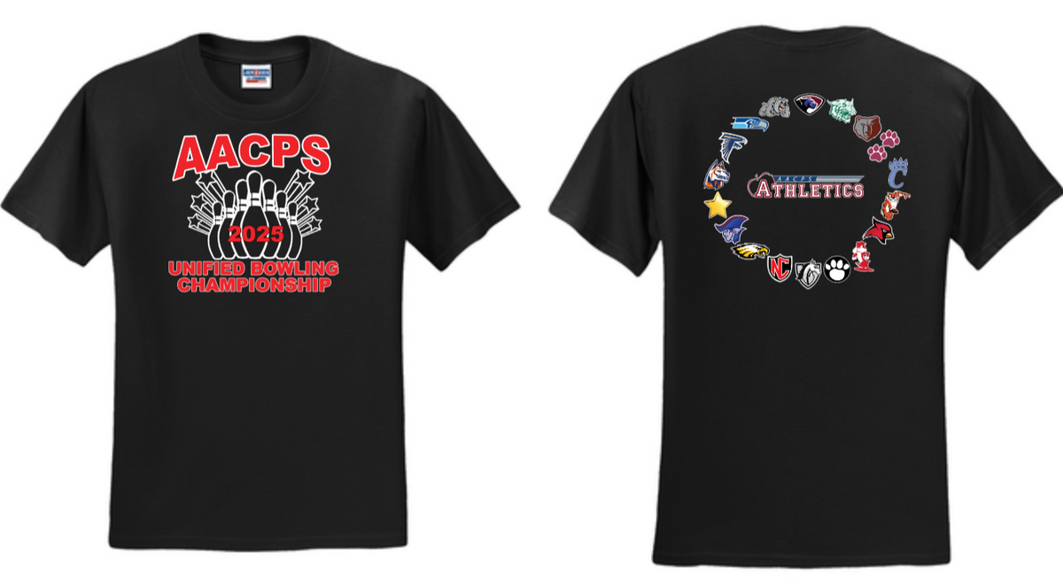 2025 AACPS UNIFIED BOWLING CHAMPS - Black Short Sleeve Shirt – Crab ...