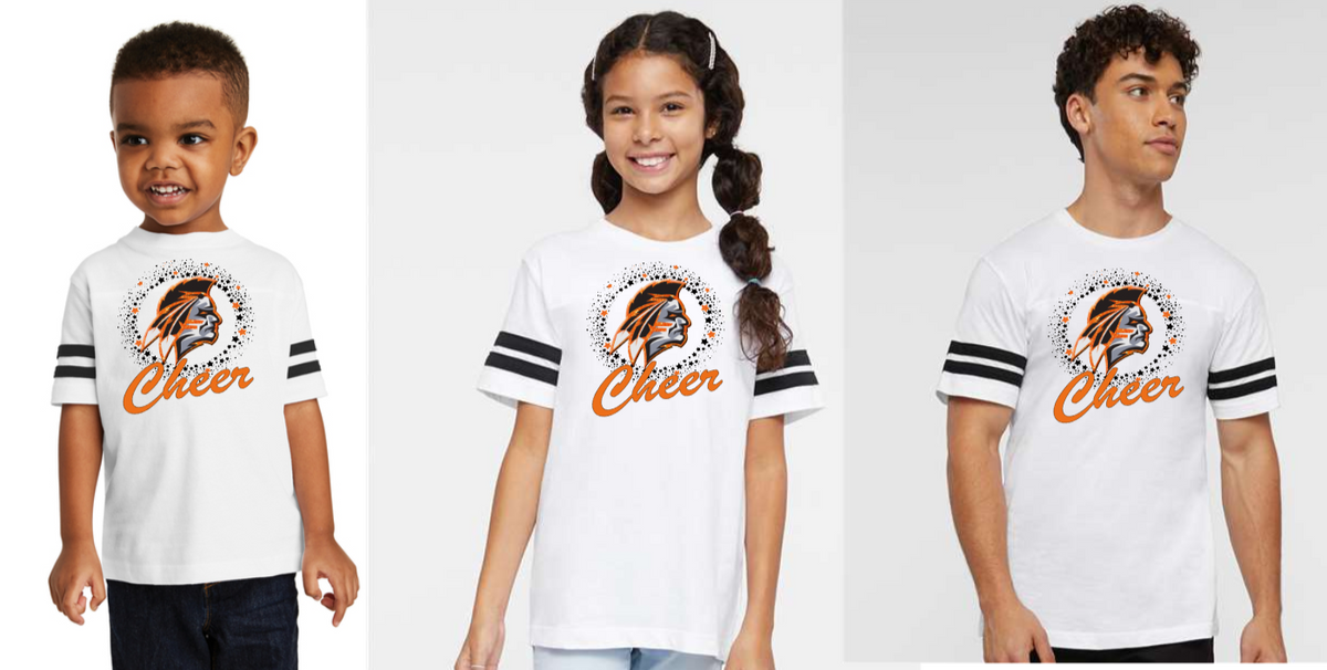 Apaches Cheer - 2025 Cheer Shirt (Toddler, Youth and Adult) – Crab ...