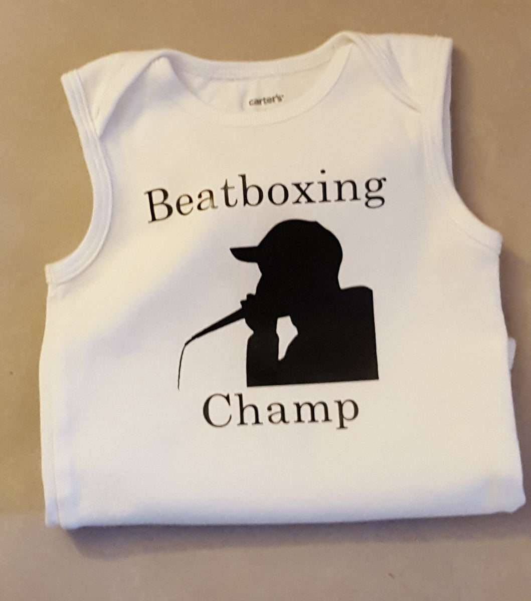 Beatboxing Champ Onesie - Beatboxing Onesie/ Beatboxing Champ/ Rap Bab ...