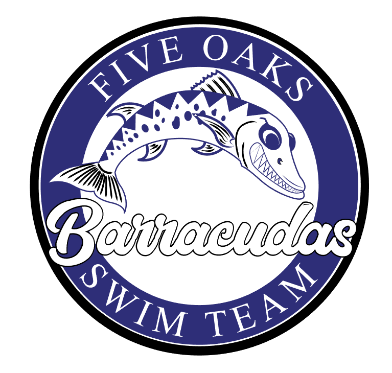 Five Oaks Swim Team - 3" Glossy Sticker – Crab & Anchor Apparel