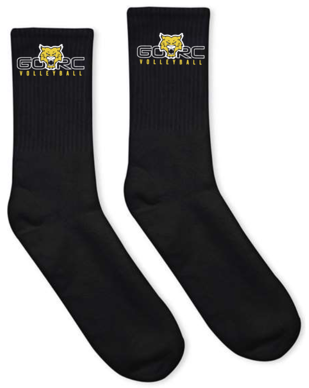 GORC Volleyball - Black Crew Socks with Logo – Crab & Anchor Apparel