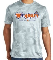 WAGNER'S - Navy Gray Camo Hex Short Sleeve Shirt (Youth / Adult) – Crab ...